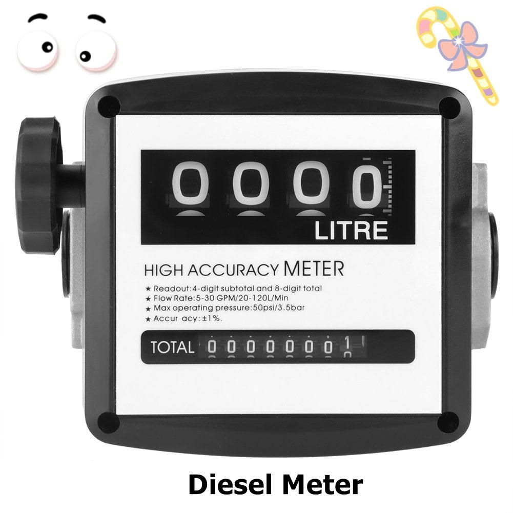 Diesel Pump Set 220 Volt Meter Mechanical Four Digit Diesel Meter in P ...