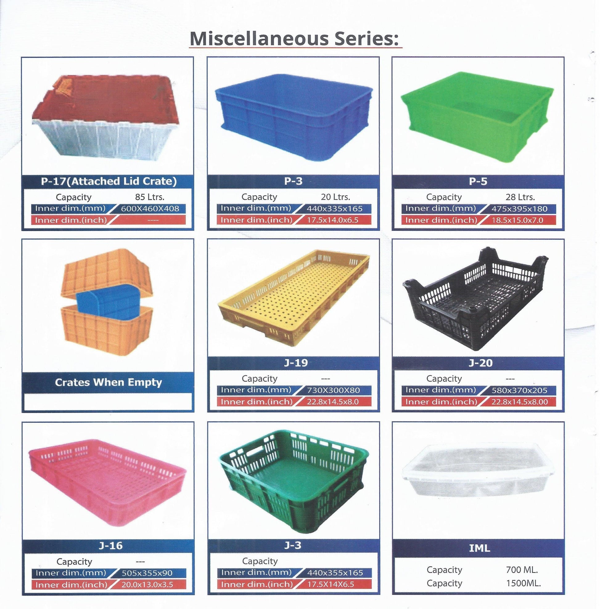 Plastic Crates Heavy Duty Model J19 Strong Durable in Pakistan ...