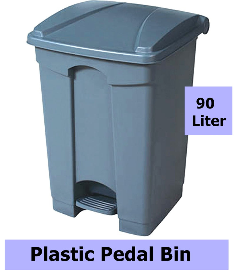 Dustbin for Home Office Industrial Usage 90 Liter with Paddle Wide Ran ...