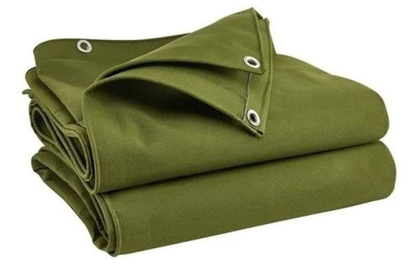 Canvas Tirpal Multipurpose 30 x 24 Foot Waterproof Heat Resistant Tarp ...