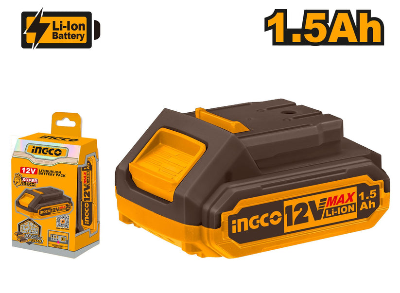 Ingco Lithium Ion Battery Pack 12V 1.5Ah Battery in Pakistan – Pakistan ...